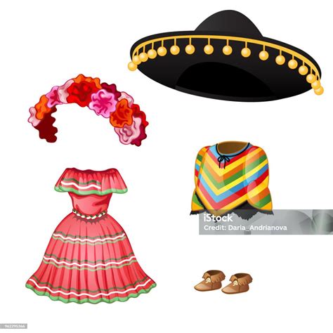 전국 망 및 여자의 의류는 흰색 배경에 고립의 요소 벡터 만화일러스트 레이 션 모자 모자류에 대한 스톡 벡터 아트 및 기타 이미지 모자 모자류 0명 국가 관광명소