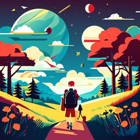 Premium Vector Back To School Vector Illustration