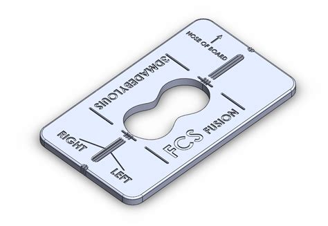 Router Jig Fcs Fusion Fin Plugs By 3dmadebylouis Printables Store