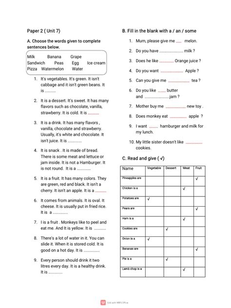 Exercise 2 Unit 7 Grade 2 Pdf