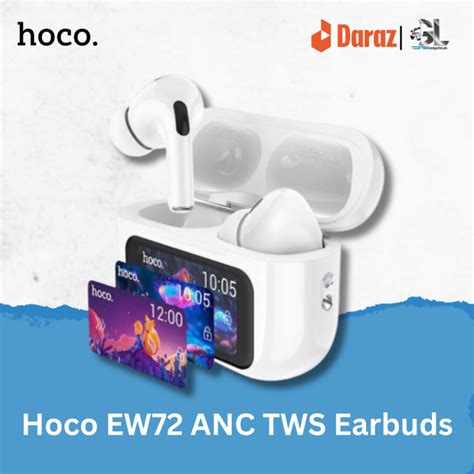 Hoco EW72 Touch Screen ANC True Wireless Earphones Daraz Com Bd