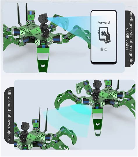 Xr Hexapod J1 Robot Smart Bionic Programmable Robotic For Jetson Nano
