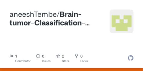 Github Aneeshtembe Brain Tumor Classification Using Resnet