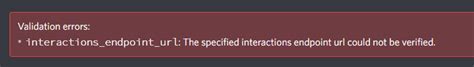 Can Not Complete Outgoing Webhook Setting In My Discord Applications General Information Tab