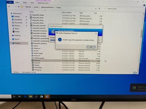 Mdt Capture Kept Saying Another Copy Of This Application Is Already Running Whats Going On
