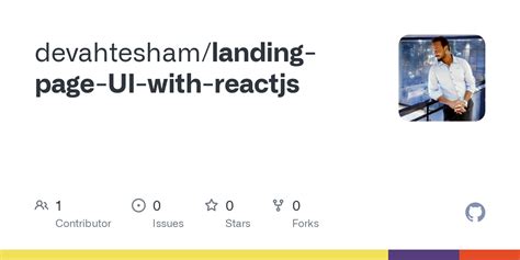 Github Devahtesham Landing Page Ui With Reactjs