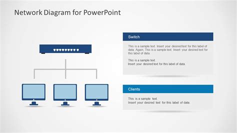 Network Diagram Template For PowerPoint SlideModel