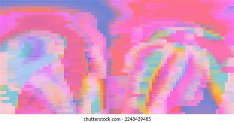 texture glitched distorted computer screen random stock illustration