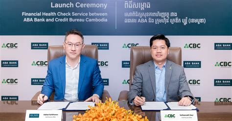 ធនាគារ Aba និងក្រេឌីត ប្យួរ៉ូ ខេមបូឌា បានចុះ Mou លើការតាមដានសុខភាពហិរញ្ញវត្ថុតាមបែបឌីជីថល