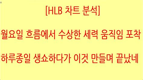 Hlb차트분석 개인투매로 인한 480일선 6만원 지지하는 아래꼬리 달린 갭음봉 마감 내일부터 추세 전환해보자 내일 주가 흐름은 밤 10시 영상 참고 에이치엘비