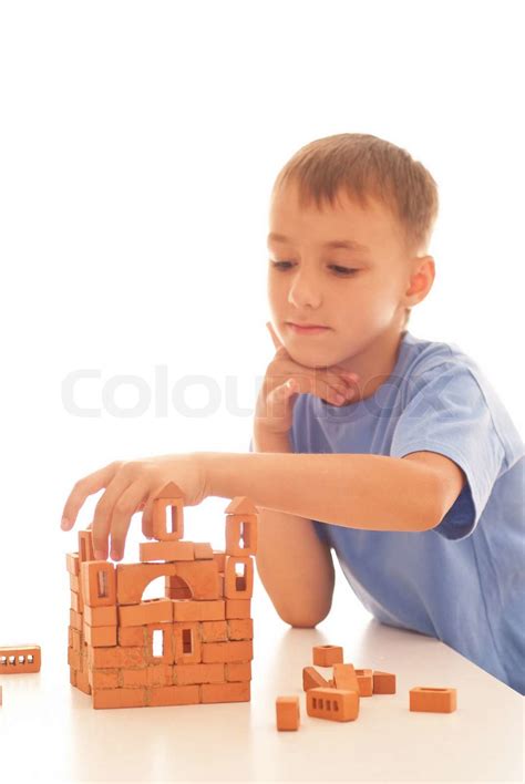 Handsome Thinking Boy Stock Image Colourbox