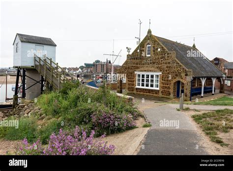 The Port And Wells Harbour Railway Station At Wells Next The Sea On The