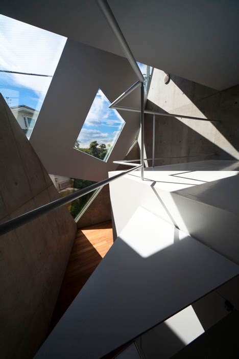 Atelier Tekuto Creates An Angular House With A Pattern Of Skylights