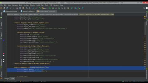 Nested Scroll Android Youtube