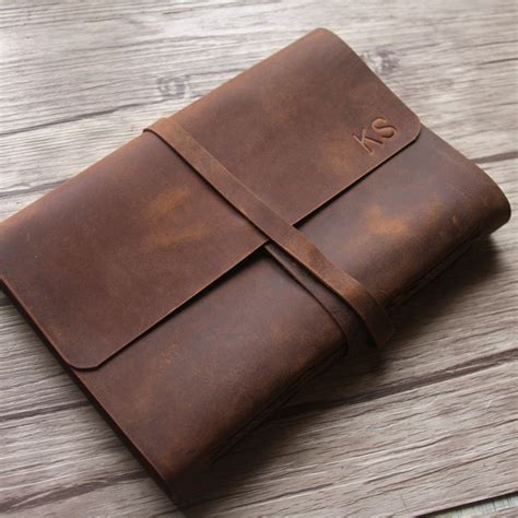 Leather Bound Notebook Etsy