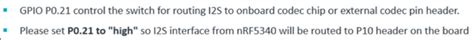 Nrf5340 Audio Dev Kit Output I2s To External Hw Codec Max98357a Nordic Qanda Nordic Devzone
