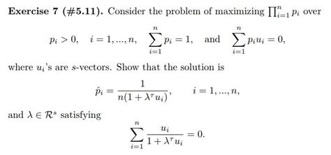 Solved Exercise 7 5 11 Consider The Problem Of Chegg Com