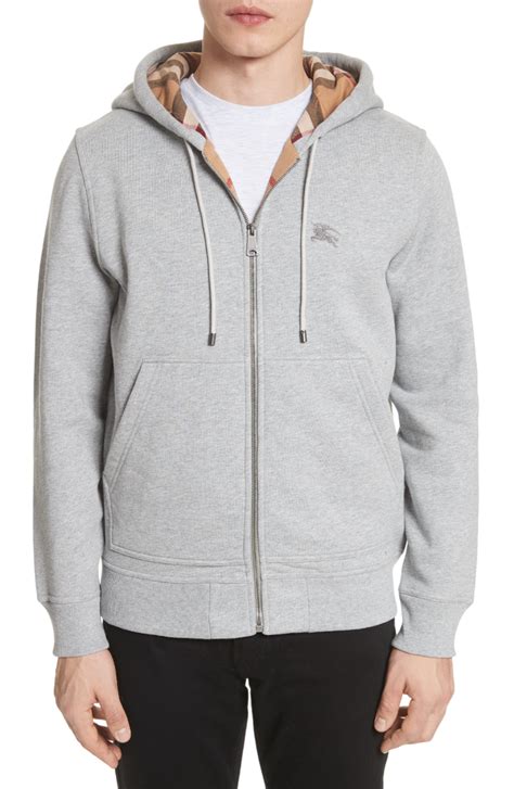 Burberry Zip Up Hoodie Grey The Exotic Vault