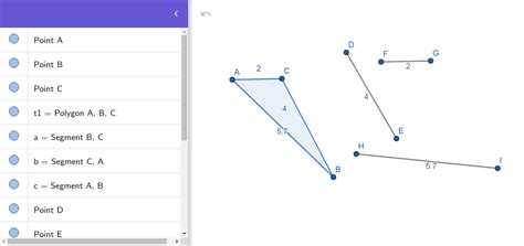 Congruence From SSS GeoGebra
