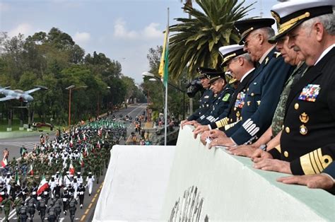 Realizan Fuerzas Armadas Primer Ensayo General Para El Desfile Militar