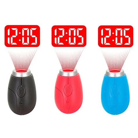 Digital Projection Clock LED Portable Clocks Mini Clock With Time Projection Digital Watch Night