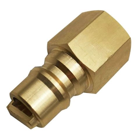 Propane Quick Connector Brass For Low Pressure Gas Tank Hose Coupling