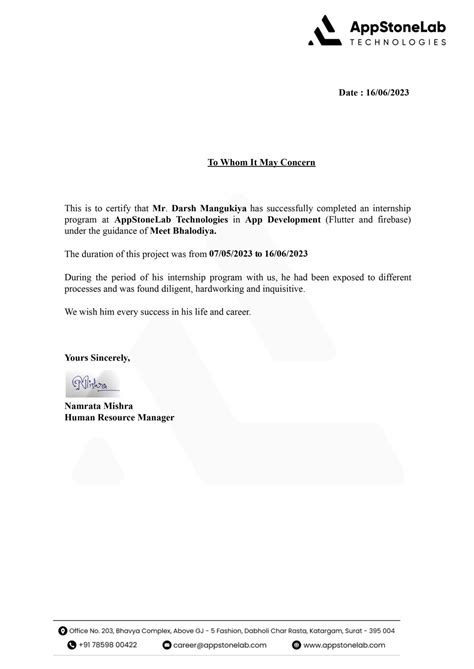 Darshkumar Mangukiya On Linkedin Internship Grateful Development Team Experience