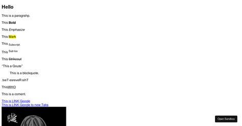 Interesting Html Css Javascript Codesandbox