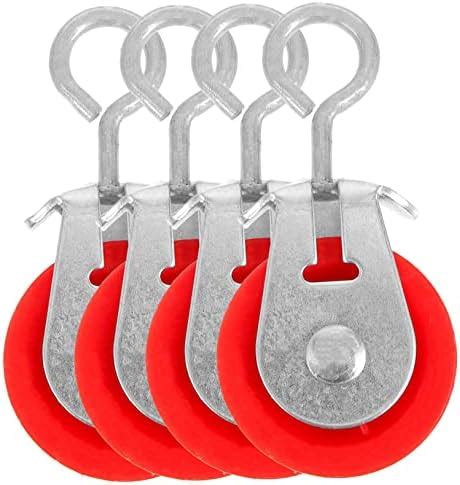Supvox 4pièces Roues De Porte De Serre Poulie De Ventilation Détachée