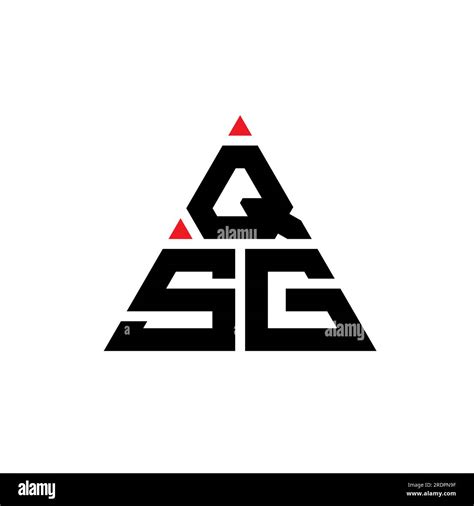 Qsg Triangle Letter Logo Design With Triangle Shape Qsg Triangle Logo Design Monogram Qsg