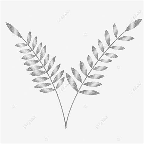 Silver Leaf Png Picture Silver Leaf Illustration For Wedding Leaf Illustration Wedding