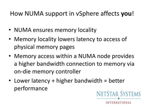 Federal Vmug March Virtual Machine Sizing Considerations In A Numa Environment V3 Ppt