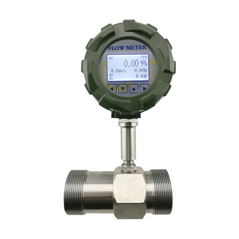Threaded Connection Turbine Type Flow Meter For Small Pipes Detail Display Sino Insts