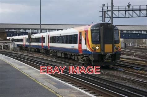 Photo Class 444 Set 444005 Departs Clapham Junction £1 00 Picclick Uk