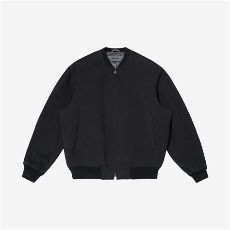 바이랑 지퍼 코튼 저지 자켓 블랙 By Rang Kream