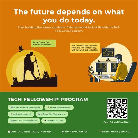 Gandhijayanti Mahatmagandhi Careergrowth Techfellowship Buildyourfuture Techcareers