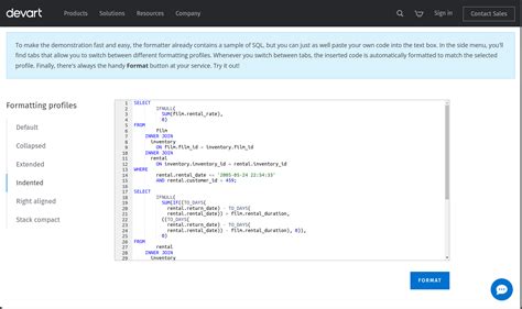 Mysql Formatter How To Make Beautiful Code Mysql Formatter How To Make Beautiful Code