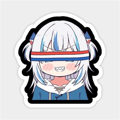 Gawr Gura Chibi By Kent Chibi Cute Chibi Funny Stickers