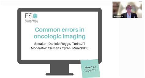 Common Errors In Oncologic Imaging Esoi