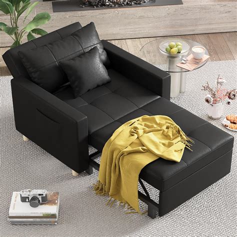 [open Box] Yodolla Business Black 3 In 1 Convertible Single Sleeper