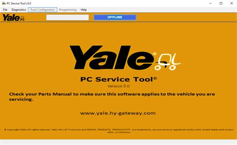 2023 Newest Hyster And Yale Pc Service Tool V 50 Diagnostic And Programming Program Login Id