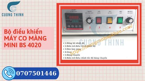 Hướng Dẫn Sử Dụng Máy Co Màng Mini Bs 4020 Công Ty Tnhh Thiết Bị Điện Và Bao Bì Cường Thịnh