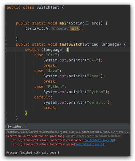 Java Switch Case常量问题java Switch Case 常量 Csdn博客