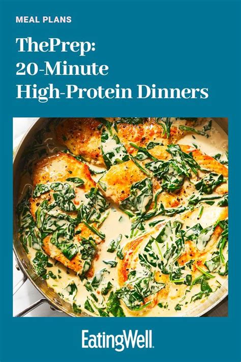 Theprep High Protein 20 Minute Summer Dinners Protein Dinner High Protein Dinner Dinner