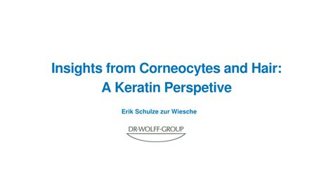 Pdf Insights From Corneocytes And Hair A Keratin Perspetive