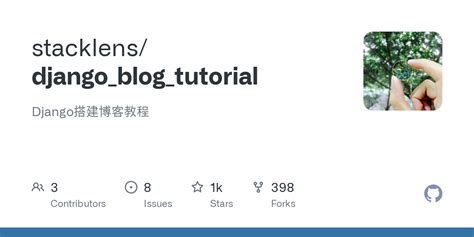django blog tutorial md 01 前言 md at master · stacklens django blog