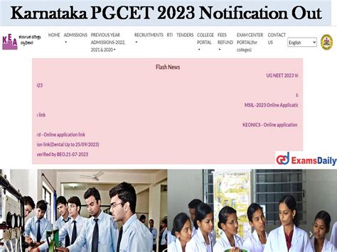 Karnataka Pgcet 2023 Notification Out Kea Pg Entrance Tests Eligibility