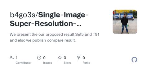 Github B4go3ssingle Image Super Resolution Optimization Linear Gaussian Process Regression