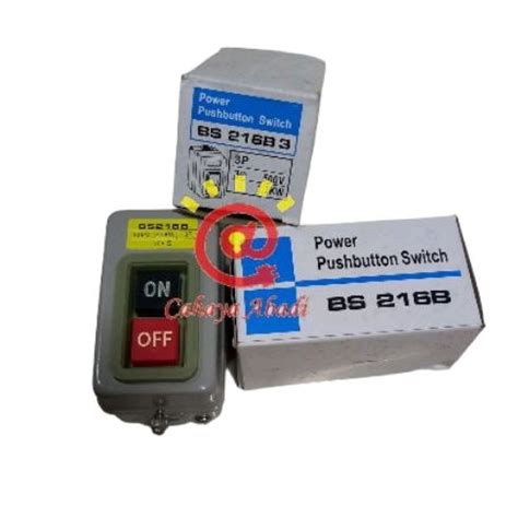 Jual Power Pushbutton Push Button Switch BS B BS B ON OFF KW