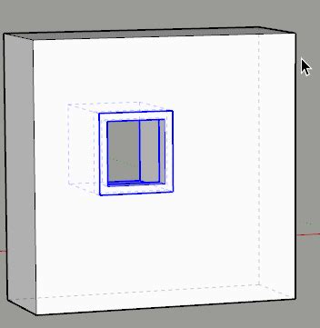 Cutting Window Like Hole Pro SketchUp Community